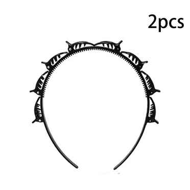 Designice Braided Headband Hair Accessories Double-bangs Hairstyle ...