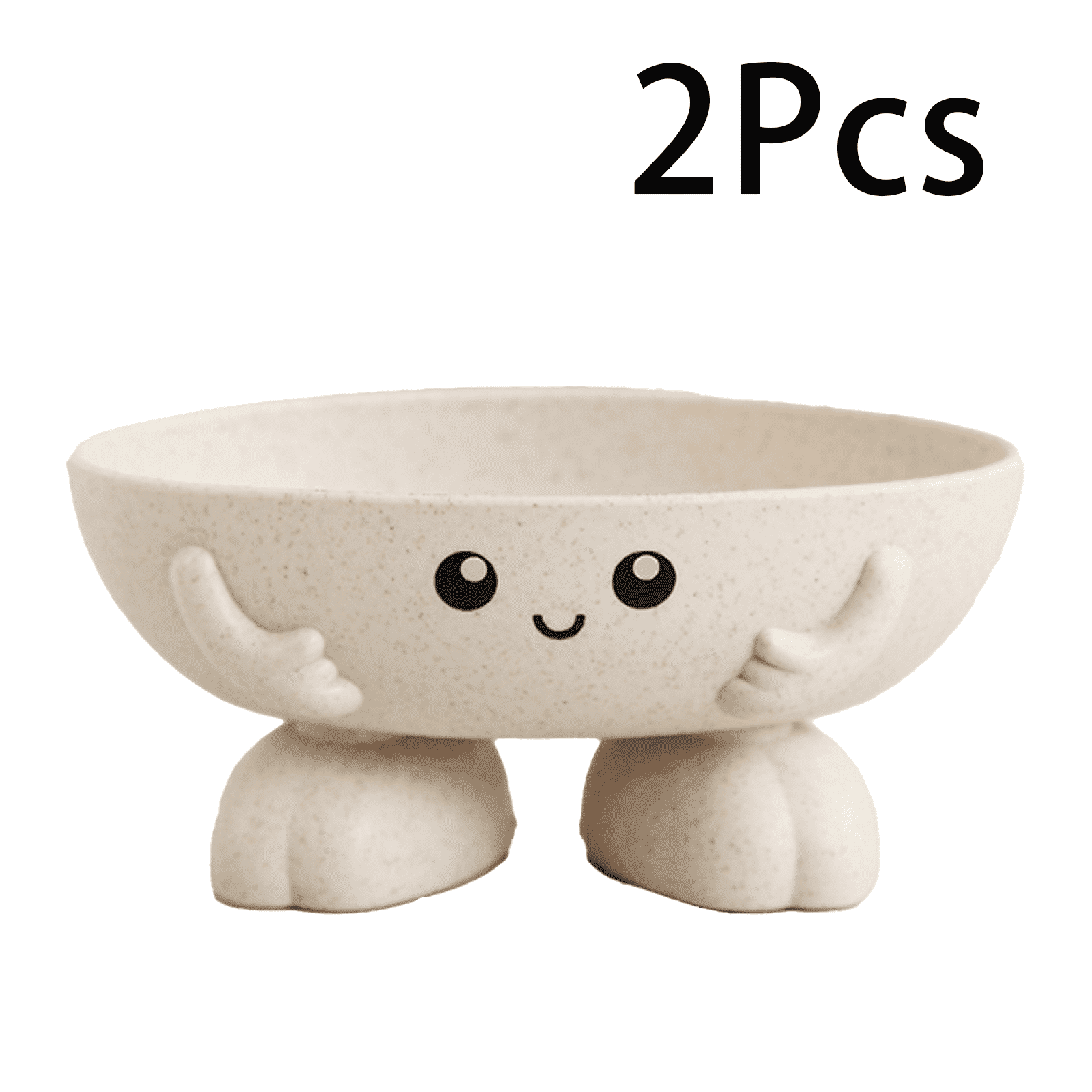 RAGUPEL 2 Pcs Soap Dish,Sturdy and Smooth Design Soap Holder,Fun and ...