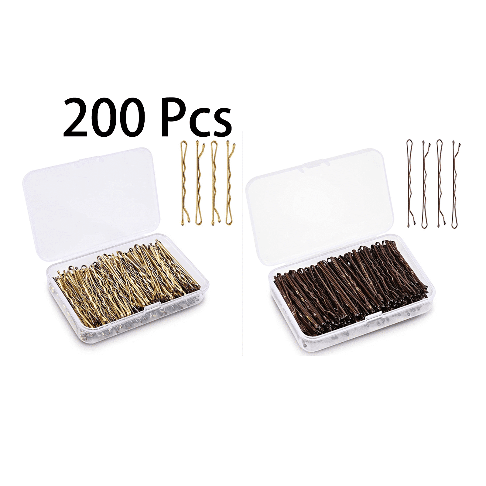 RAGUPEL 200 Pcs Bobby Pins,Soft Ball Tip Design Metal Hair Clips ...