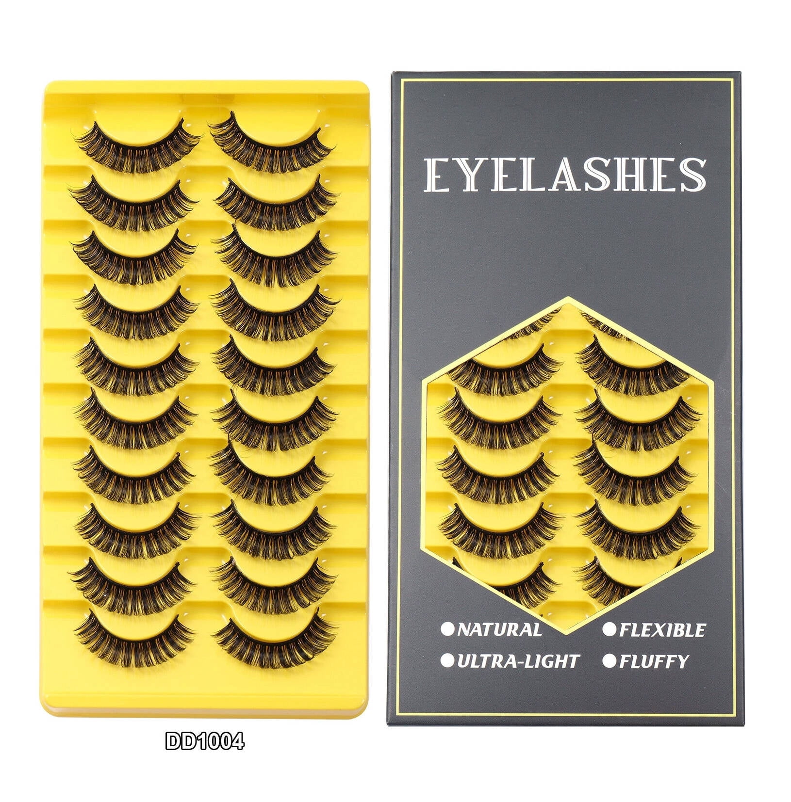 RAGUPEL 2026 New 10Pairs Lashes Wispy No Need to Trim the Curve Eyelash ...