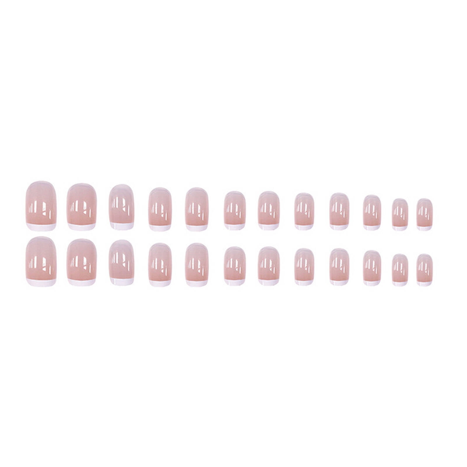 RAGUPEL 24 Pcs Acrylic Press on Nails,Instant Application Square Press ...