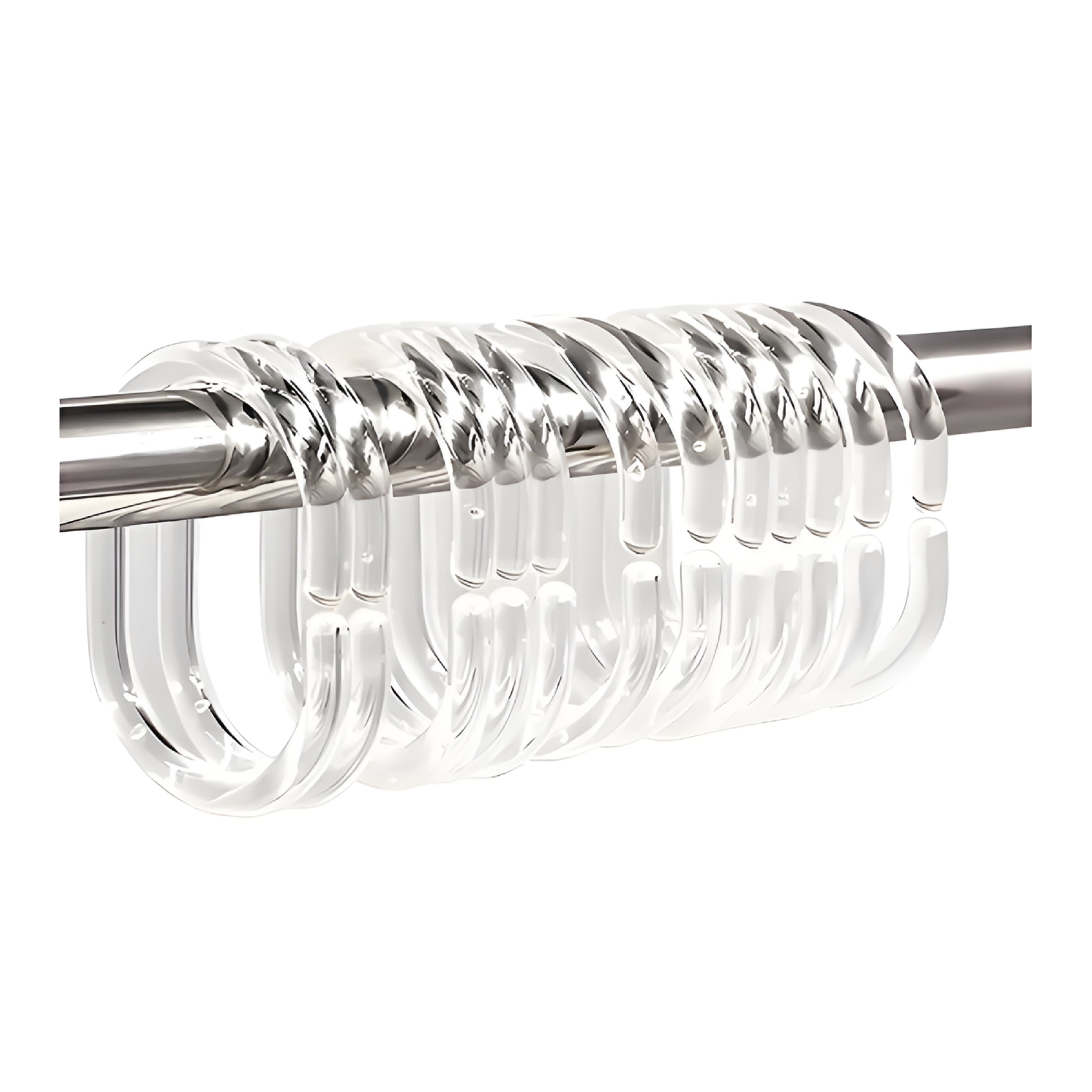 RAGUPEL 24-Pcs Shower Curtain Hooks,Shower Hooks 180° Rotation Easy ...