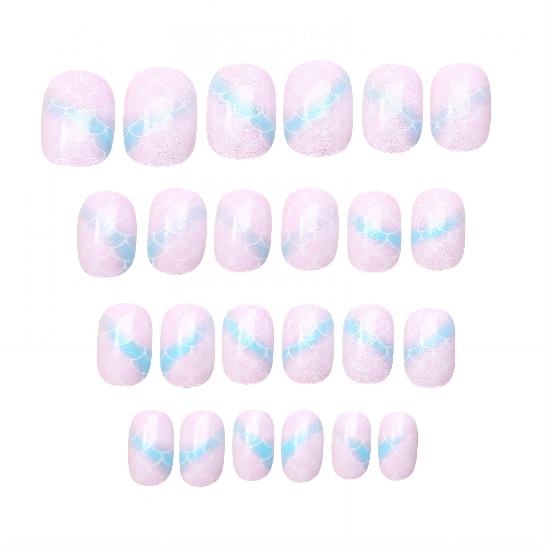 RAGUPEL 24Pcs Press on Nails for Kids,Printed Cartoons Fake Nails for ...