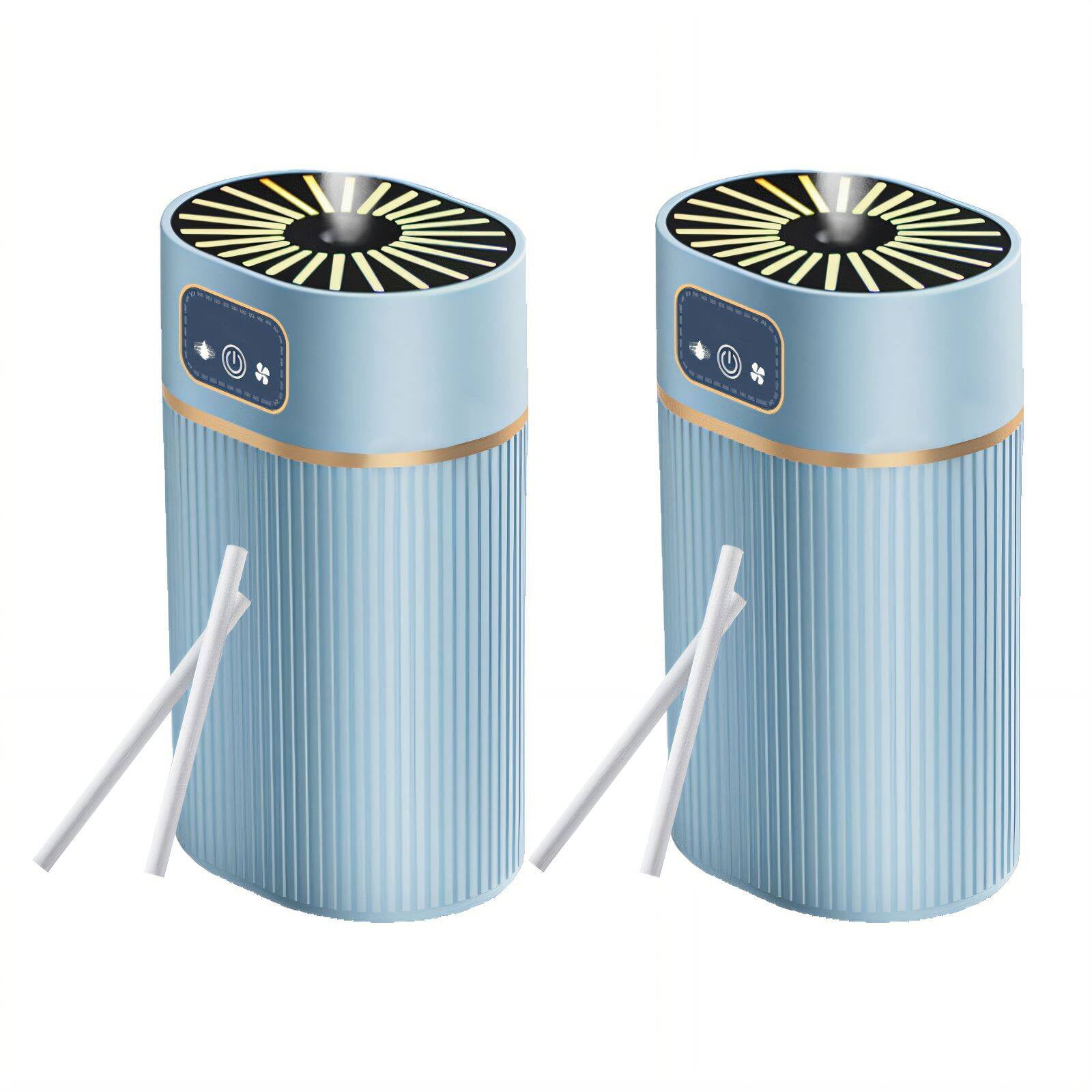 RAGUPEL 2Pcs Humidifiers for Bedroom Noiseless Misting Humidifier Deep ...