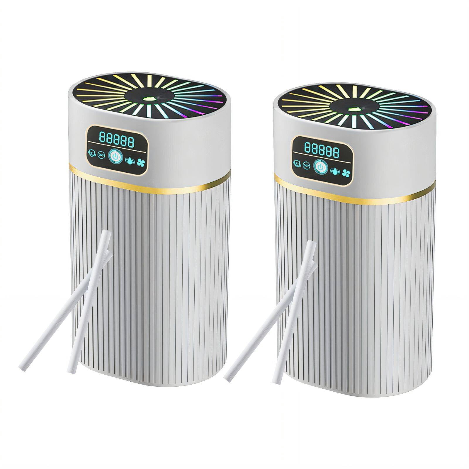 RAGUPEL 2Pcs Humidifiers for Bedroom Quiet Air Moisture Humidifier ...