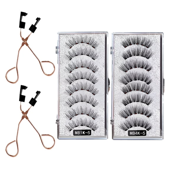 RAGUPEL 2Pcs Magnetic Eyelashes,Convenient to Carry Magnetic Eyelashes ...
