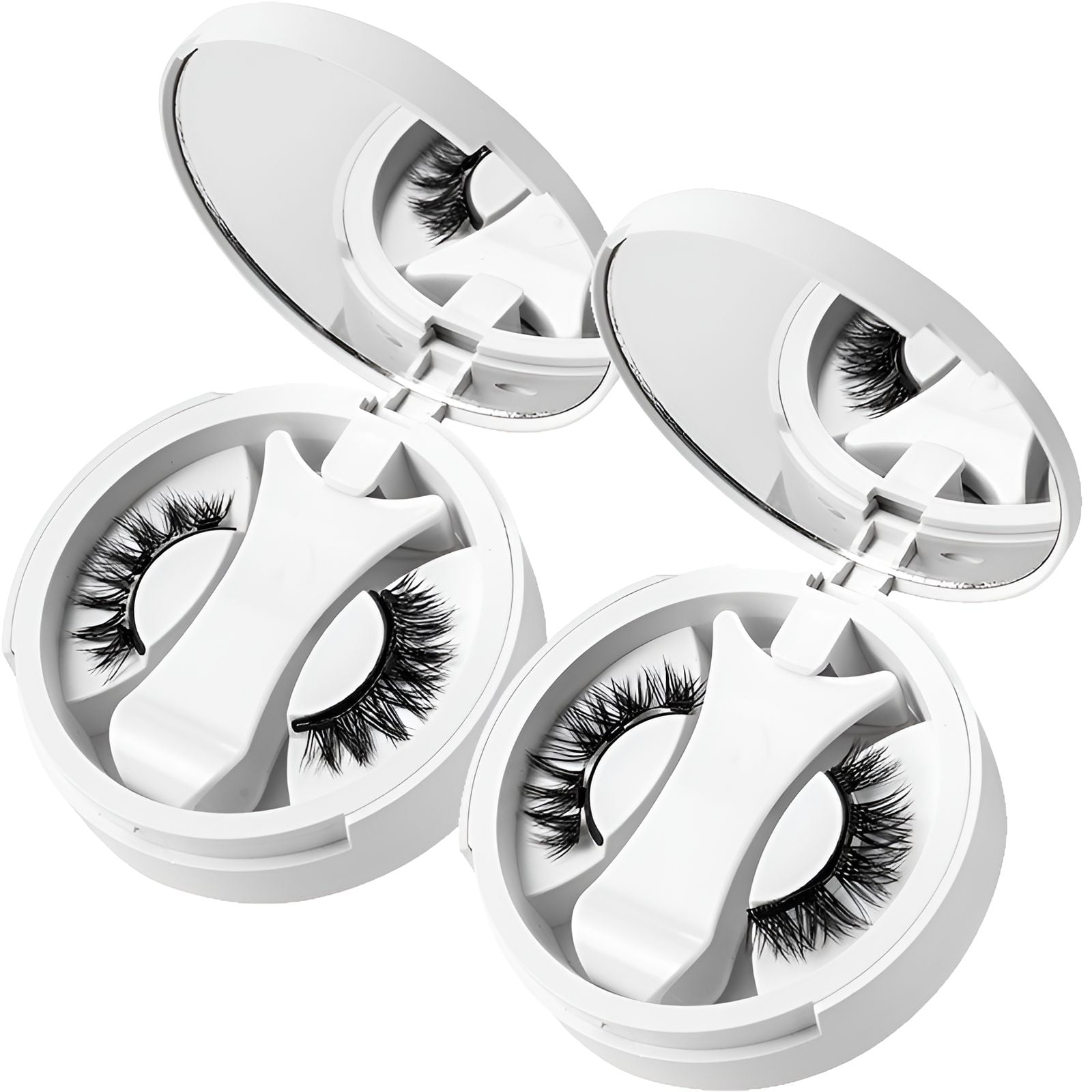RAGUPEL 2Pcs Magnetic Eyelashes,Quick Wear Magnetic Eyelashes Natural ...