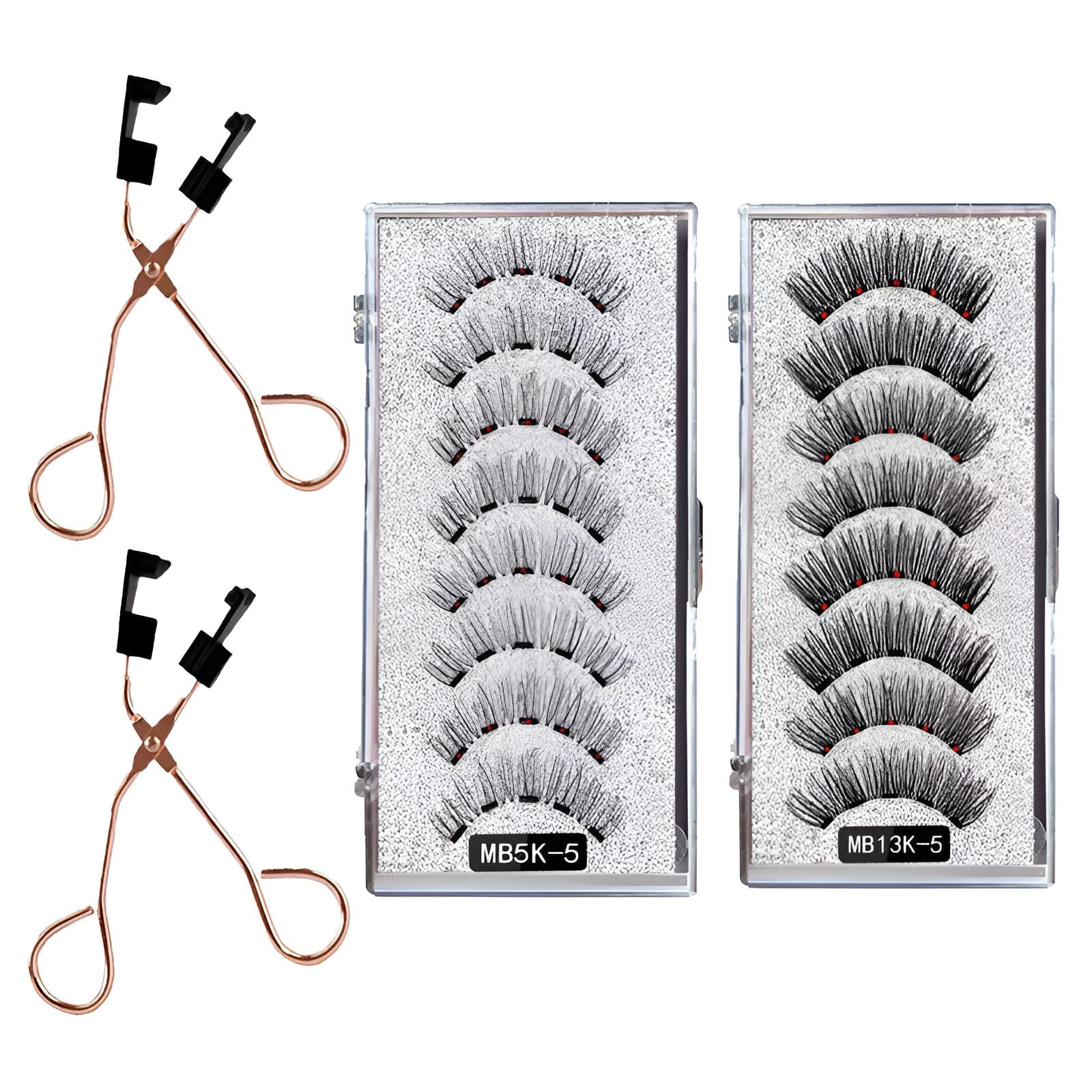 RAGUPEL 2Pcs Magnetic Eyelashes,Magnetic Lashes Reusable,No Glue Needed ...