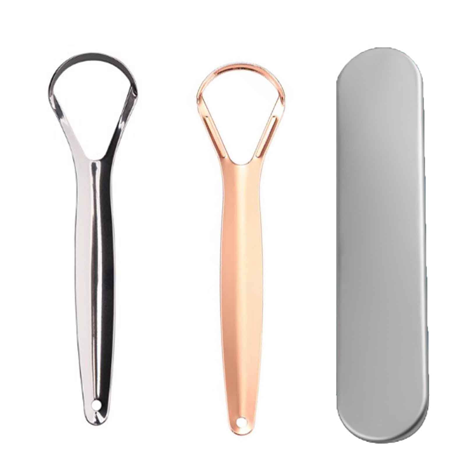 RAGUPEL 2Pcs Tongue Scraper set,Dual-Function Tongue Brush for Bad ...