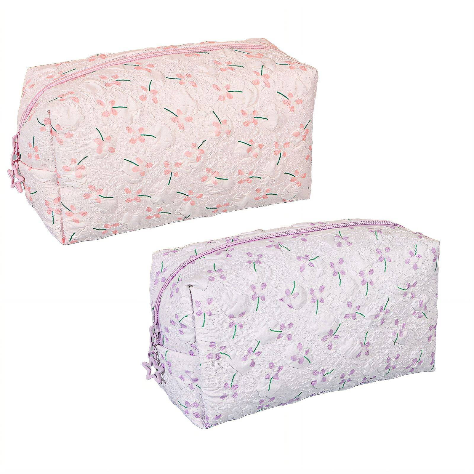 RAGUPEL 2Pcs Travel Toiletry Bag for Women,Unique Bubble Material Feel ...