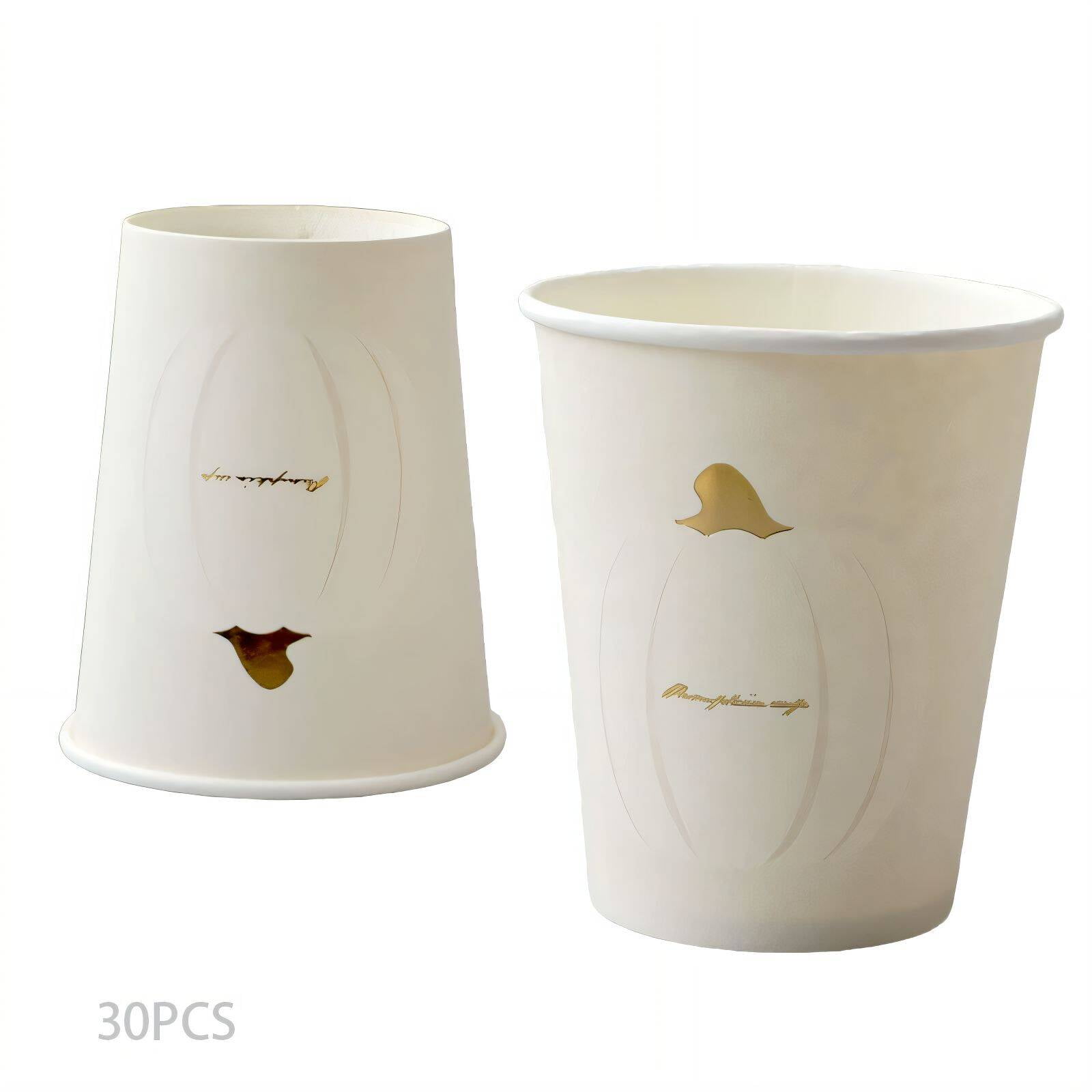 RAGUPEL 30 Pcs Paper Cups,Eco-Friendly Material Disposable Cups,Absorbs ...