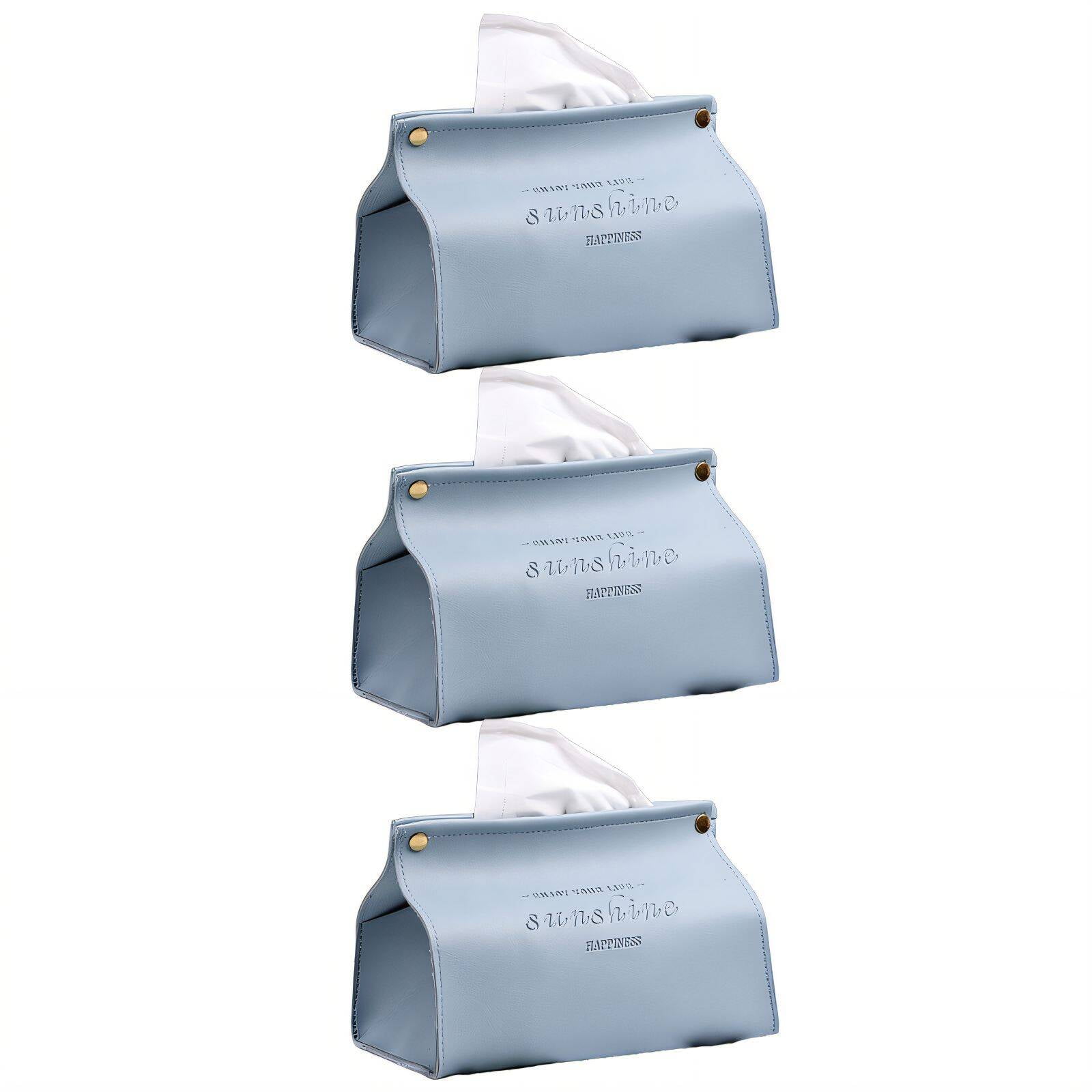 RAGUPEL 3Pcs Tissue Box Cover,Convenient Storage Solution Tissue Box ...