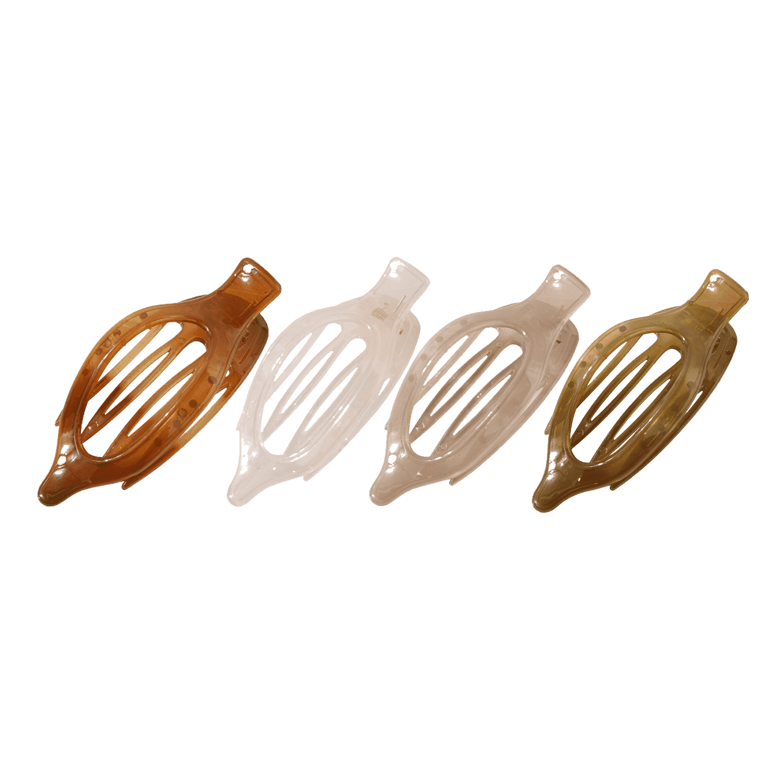 RAGUPEL 4 Pcs Hair Clips for Women,Jelly Color Handcrafted ...