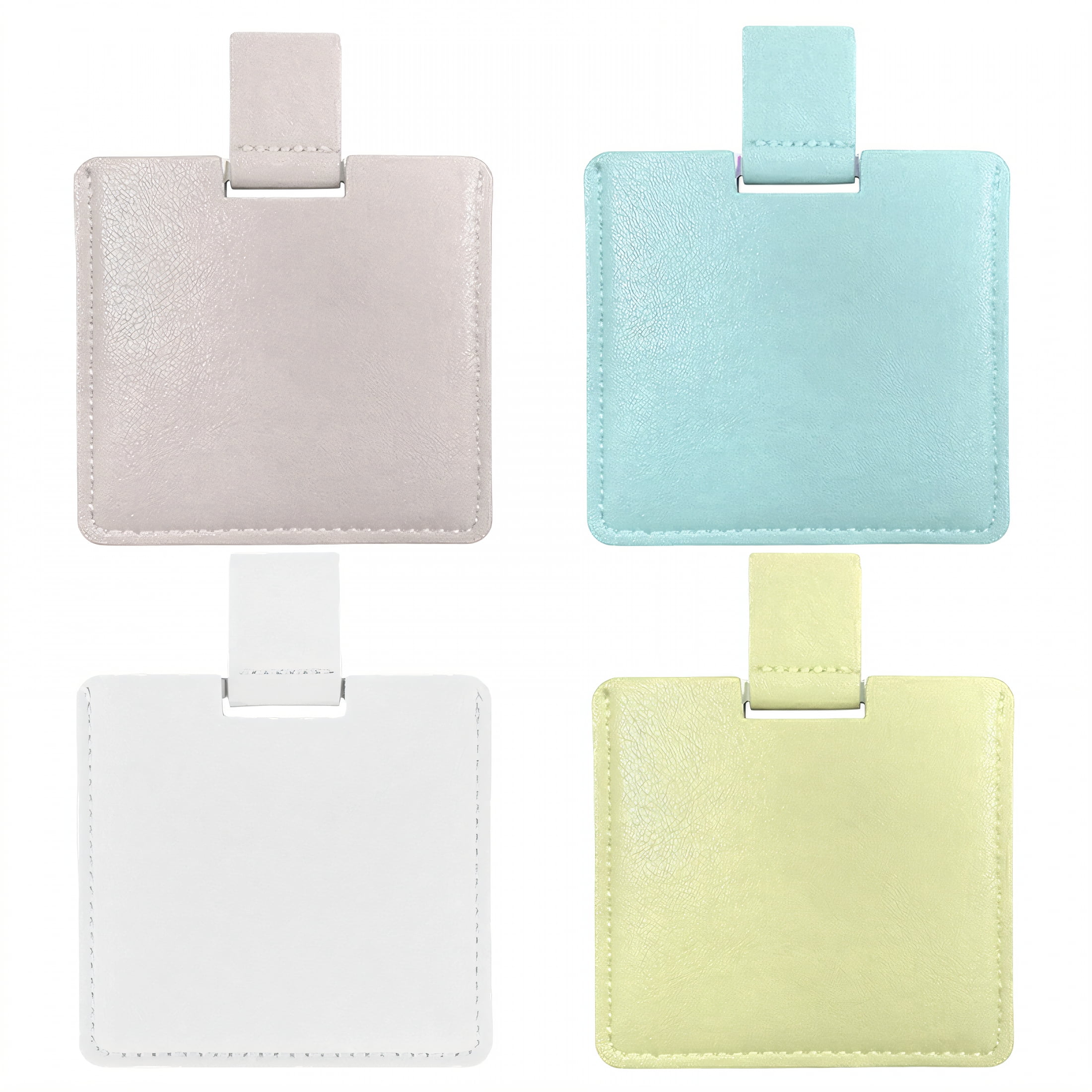 RAGUPEL 4Pcs Hand Mirror Shatterproof Design Handheld Mirror Creative ...