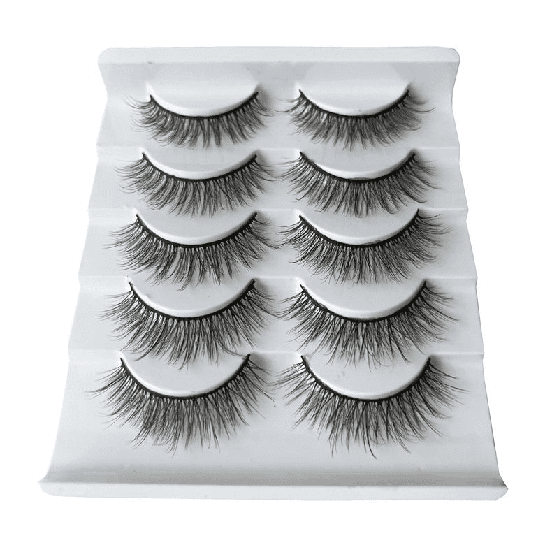 RAGUPEL 5 Pairs False Eyelashes,12mm 3D Stunning Eye Appeal Lash ...