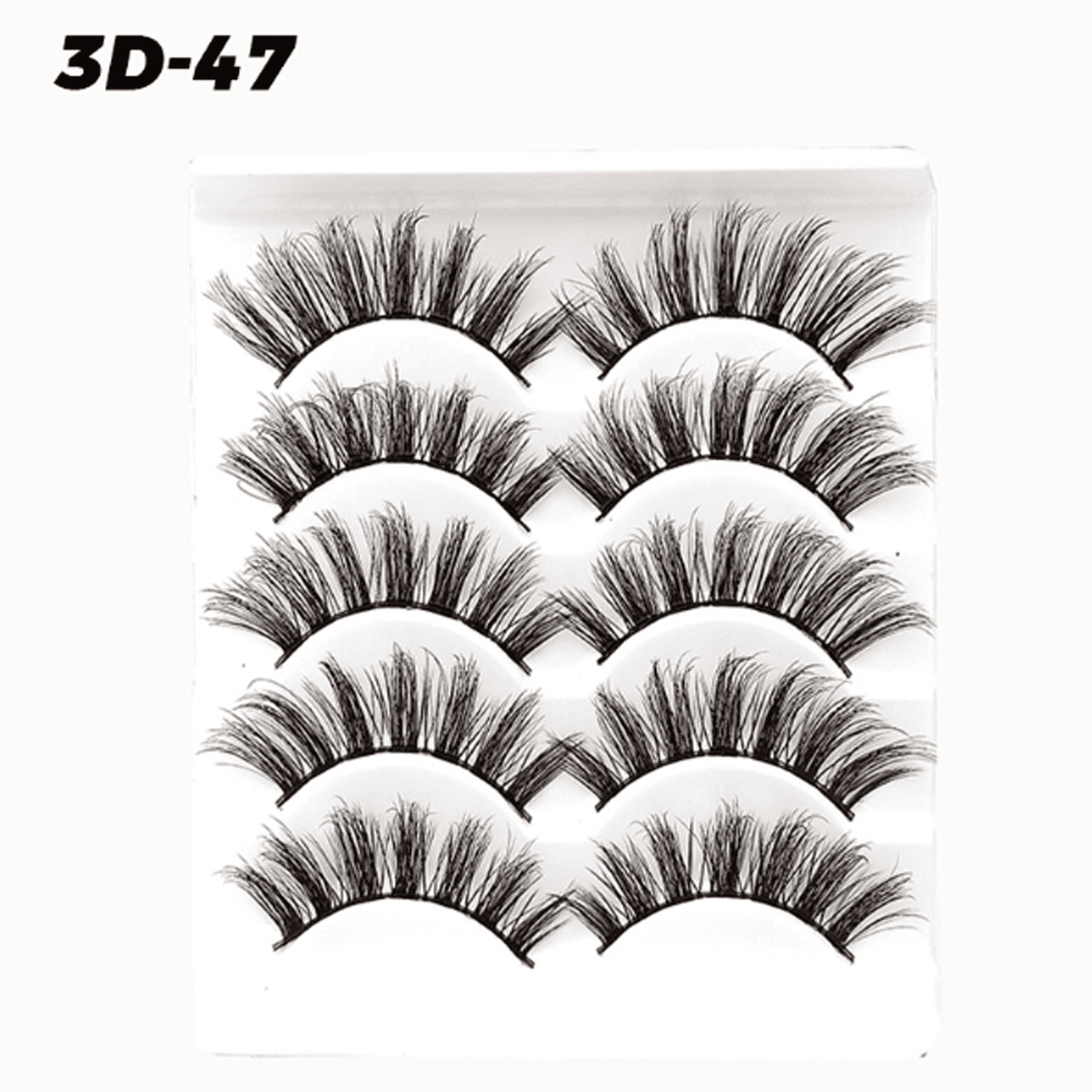RAGUPEL 5 Pairs Lash Clusters 3D Eyelash Fluffy Natural Simulation Lash ...