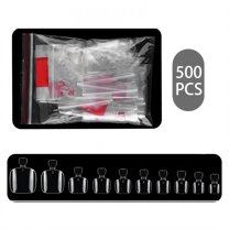 RAGUPEL 24Pcs Toe Press on Nails Square Short Instant Pedicure Nail Tip ...
