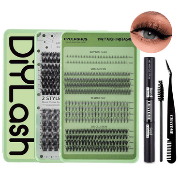 RAGUPEL 404 Pcs Lash Clusters Reusable Single Cluster False Eyelashes ...
