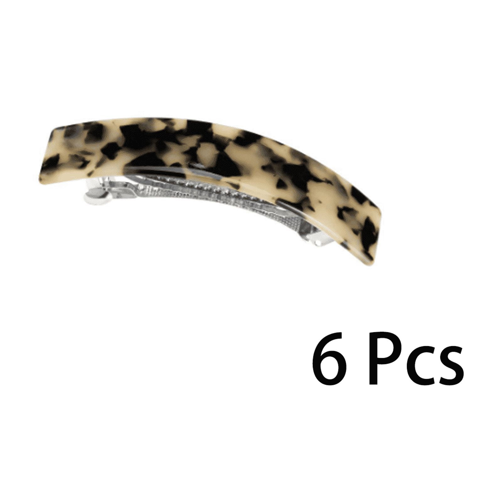 RAGUPEL 6 Pcs Hair Clips for Women,Color Contrast Acetate Construction ...