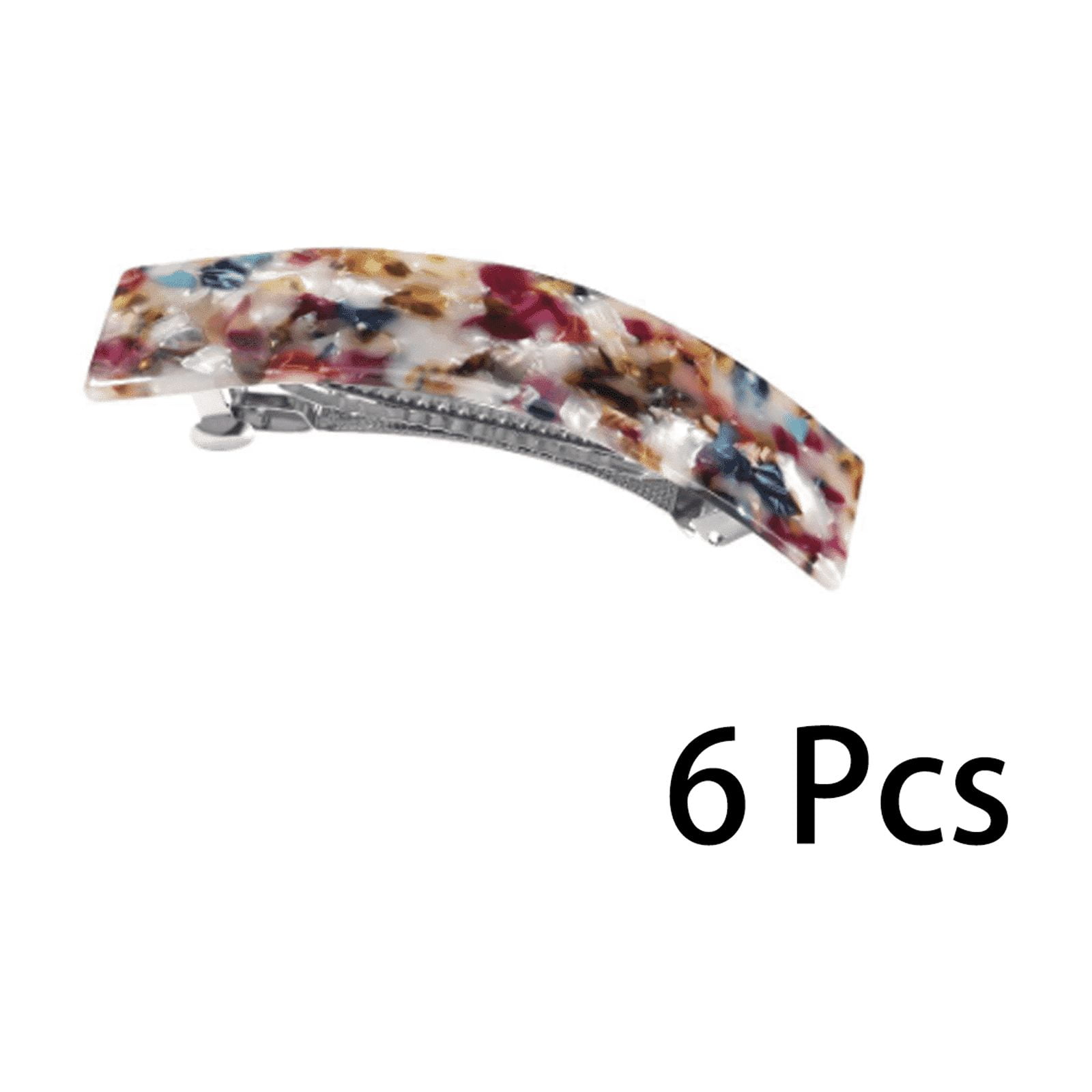 RAGUPEL 6 Pcs Hair Clips for Women,Color Contrast Acetate Construction ...