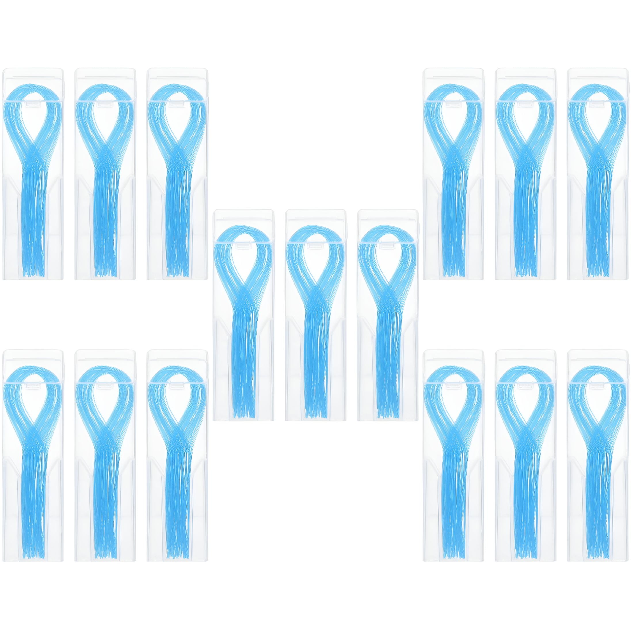 RAGUPEL 750 Pcs Dental Floss Flossers Threader Crowns Threaders ...