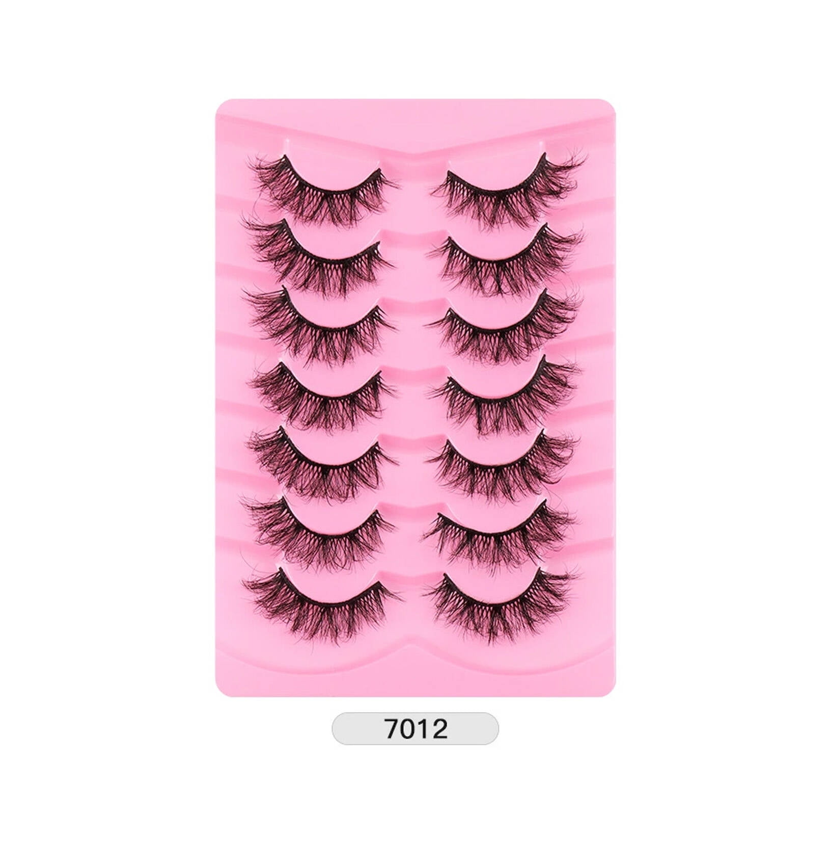 RAGUPEL 7Pairs Lashes Wispy Shape Deep Eyes Eyelash Clusters Quickly ...