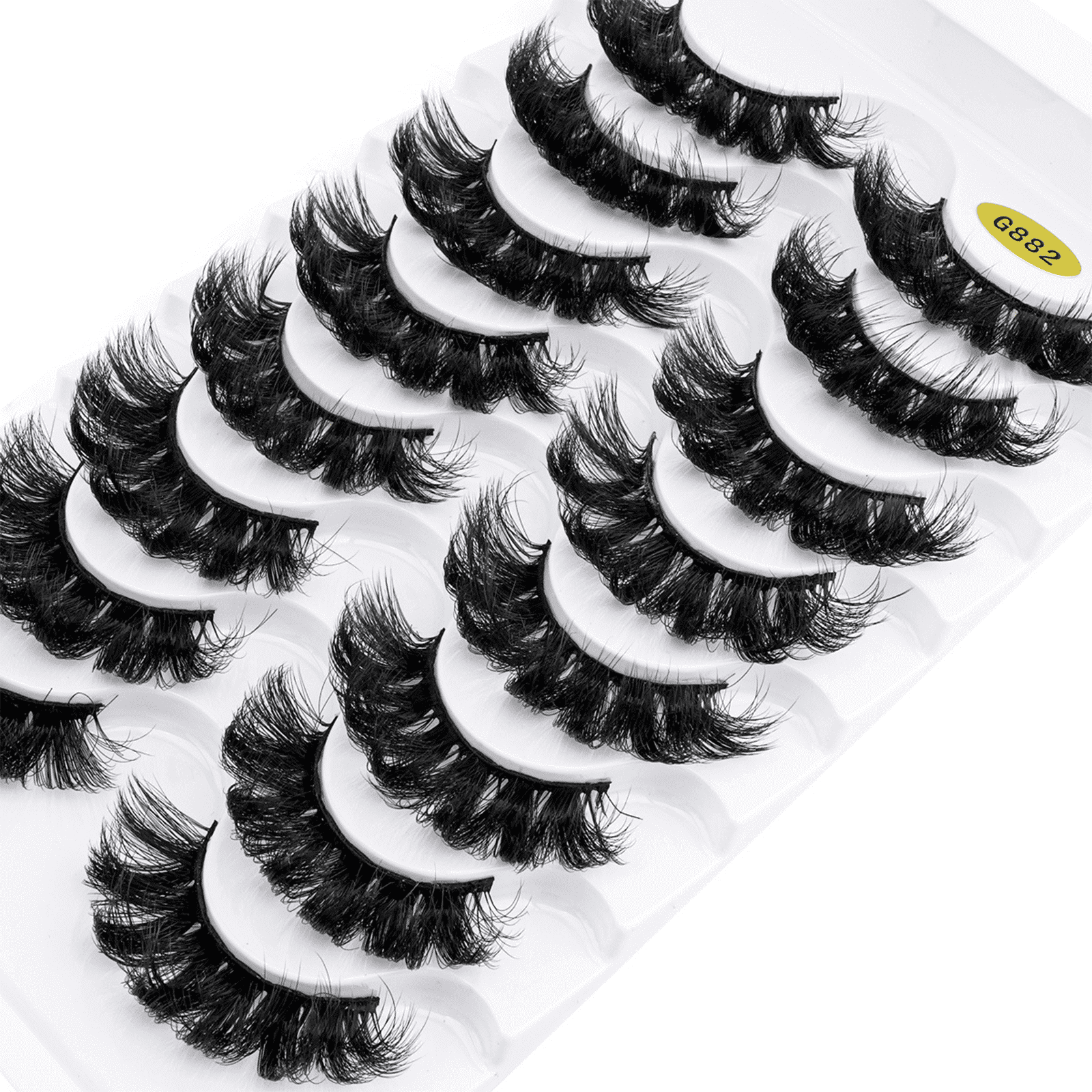 RAGUPEL 8Pairs Lashes Wispy Suitable for A Variety of Occasions Eyelash ...