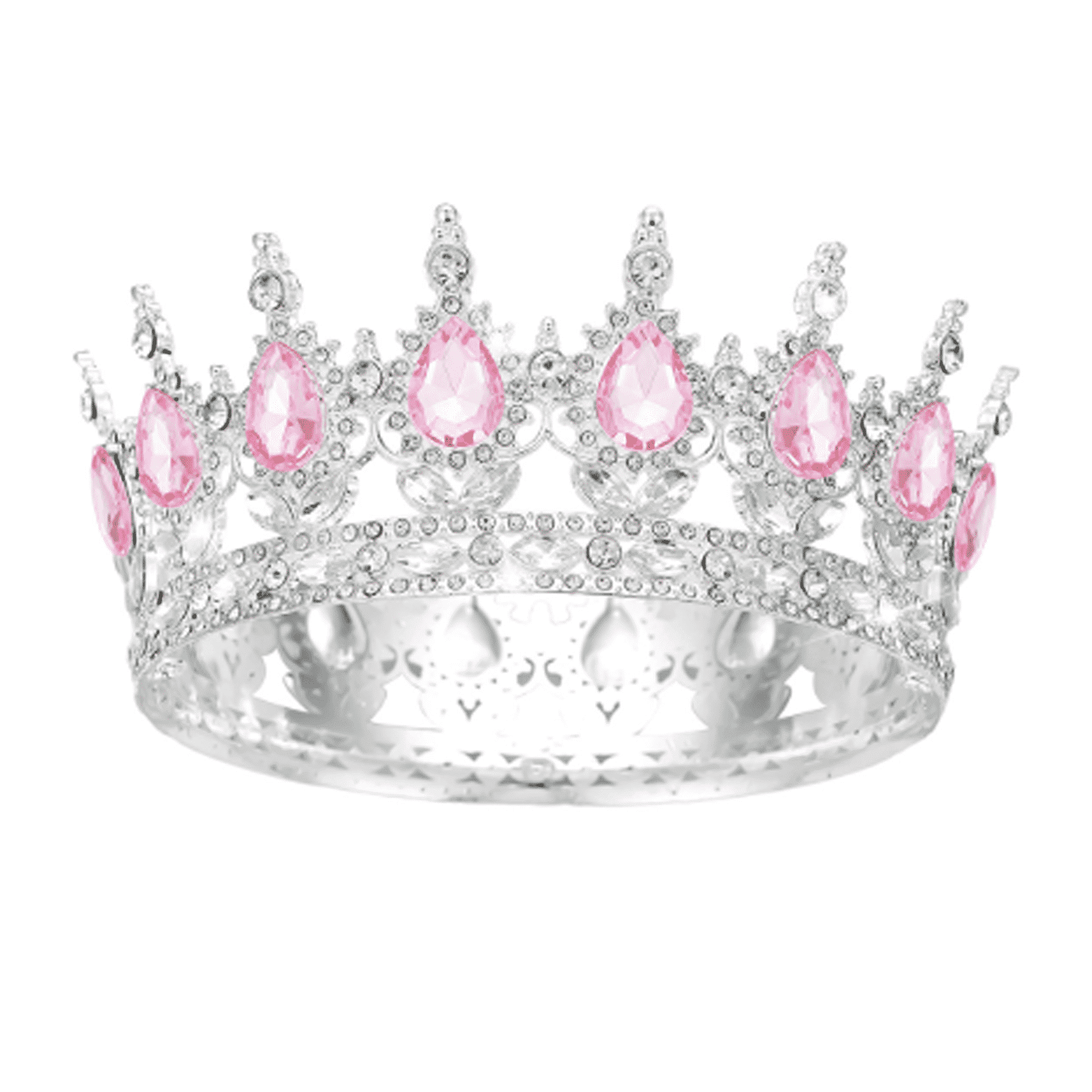 RAGUPEL Crown,Baroque Style with Sparkling Drop Rhinestones Tiaras for ...