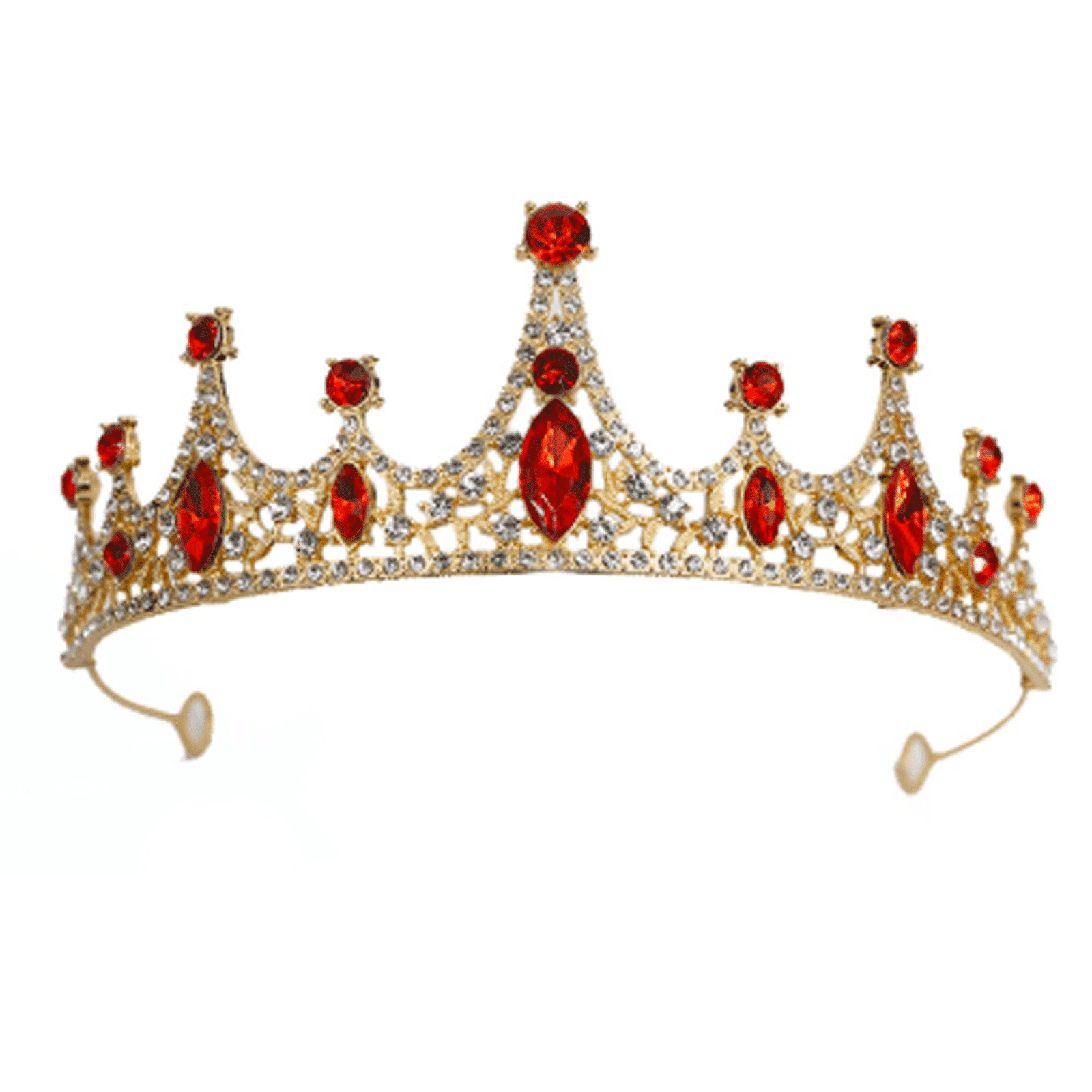 RAGUPEL Crown,Exquisite Crystal Embellishments and Sparkling Rhinestone ...