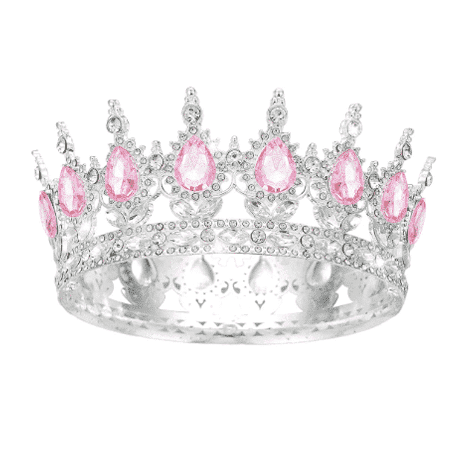 DESIGNICE Crown,Wedding Day Crown Tiaras for Women,Sparkling Crystal ...