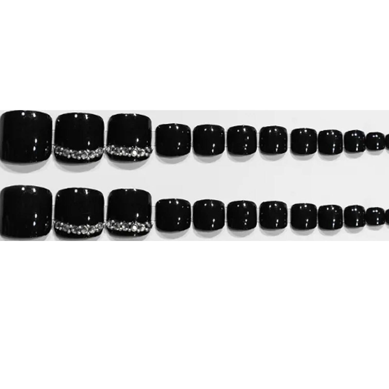 RAGUPEL French Tip Press On Nails,Flexible Detachable Design Toe Nail ...