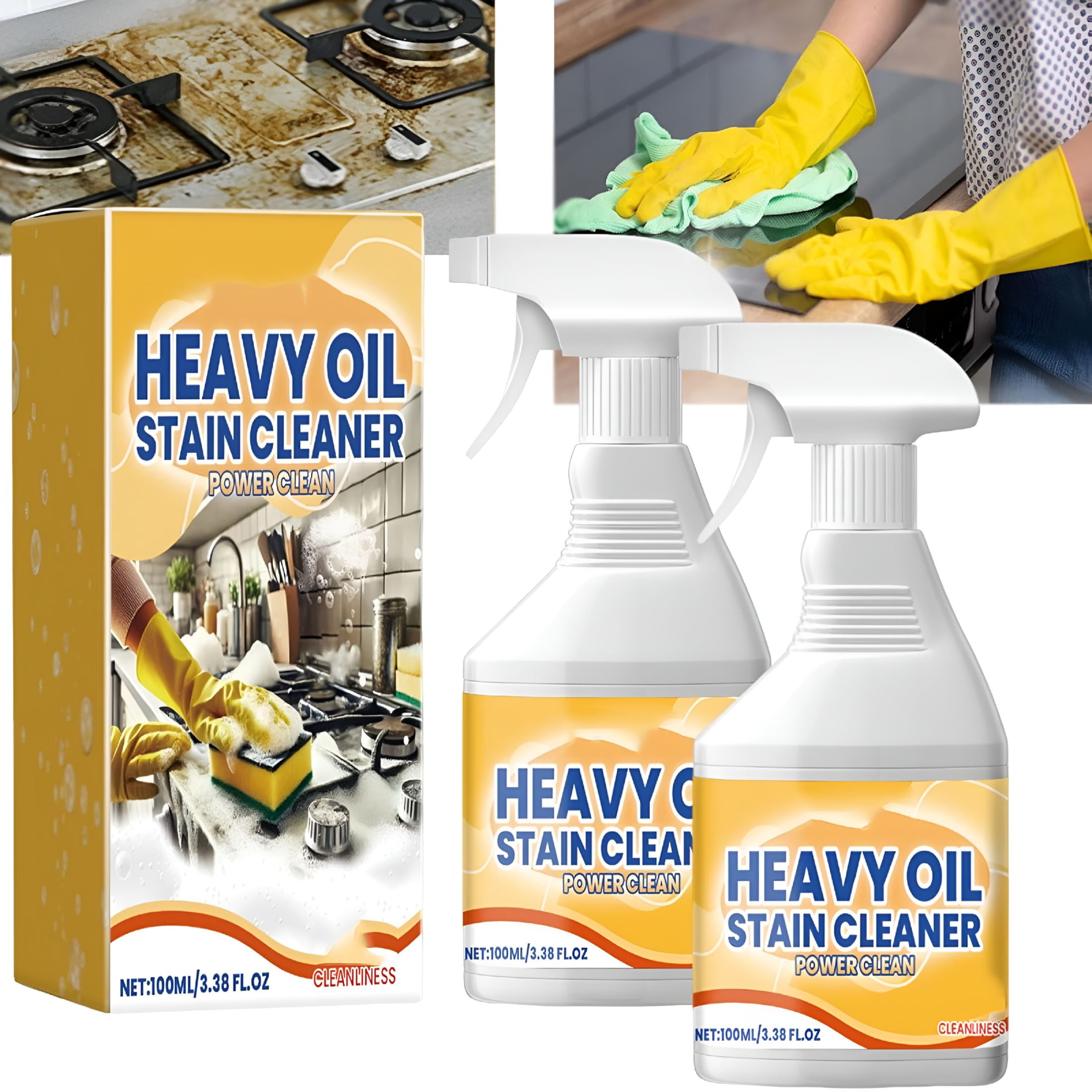 RAGUPEL Heavy Duty Degreaser Cleaner Spray,100ML Heavy Duty Degreaser ...