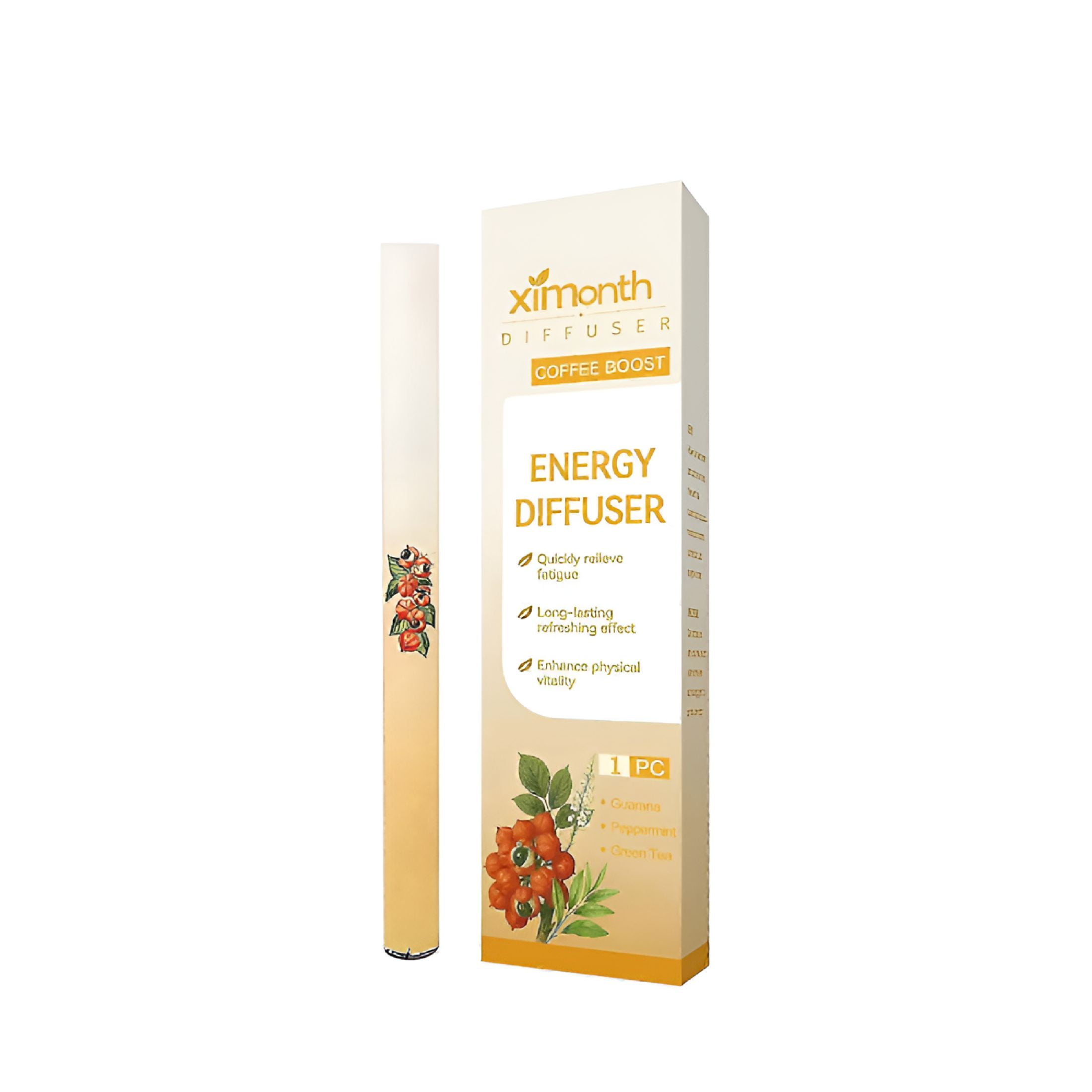 RAGUPEL Herbal Refreshing Energy Bar Air Freshener Pen Portable ...