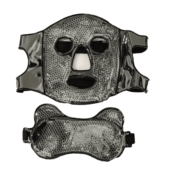 RAGUPEL Ice Mask,Three Layers of Slow Warming Face Ice Pack,Non ...