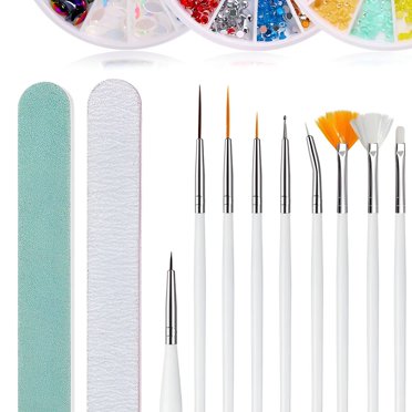 Hot Focus Nail Art Gift Set - 112 Piece Scented Grils Nail Kit Includes ...