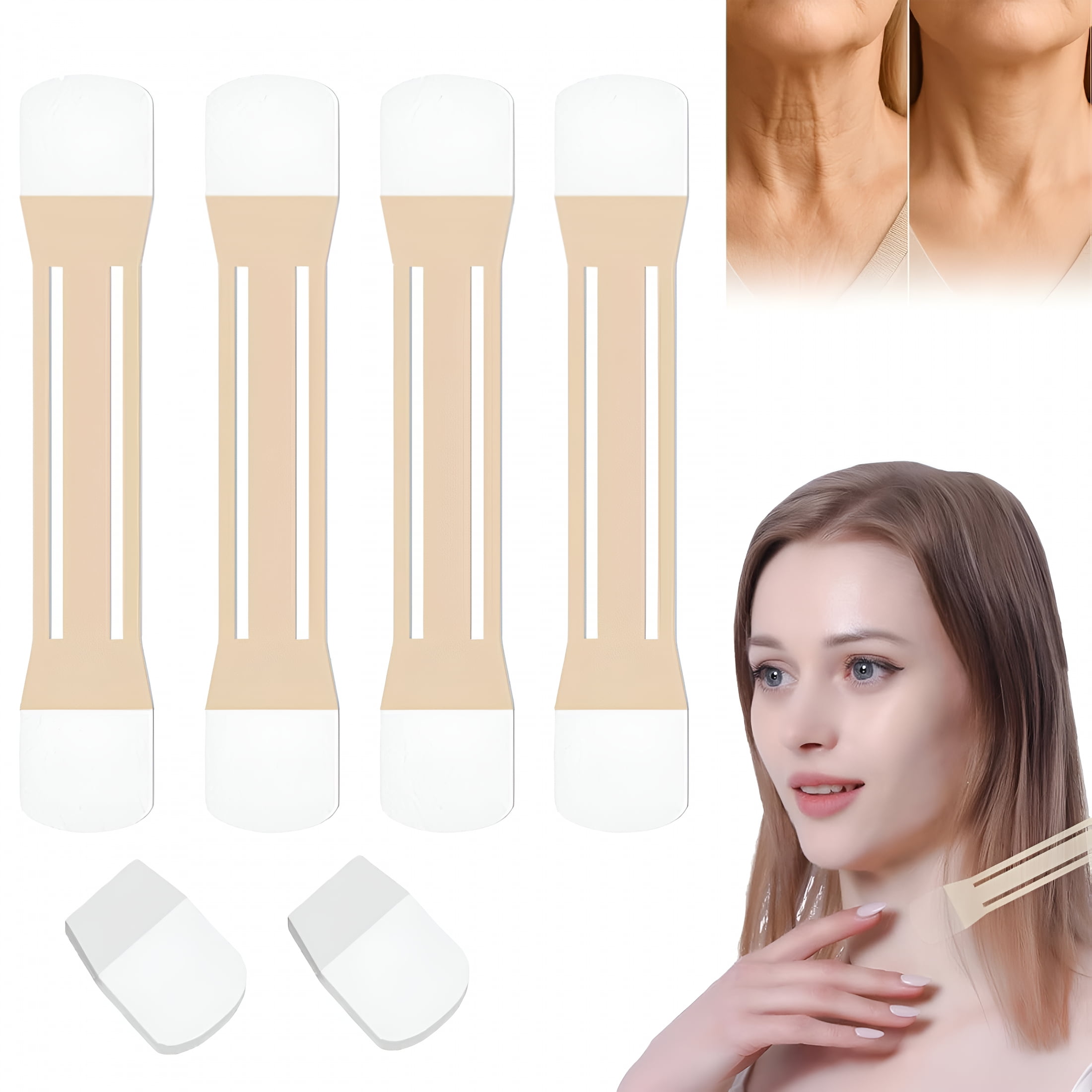 RAGUPEL Neck Tape, Smooths Skin in Seconds, Lifting Invisible ...