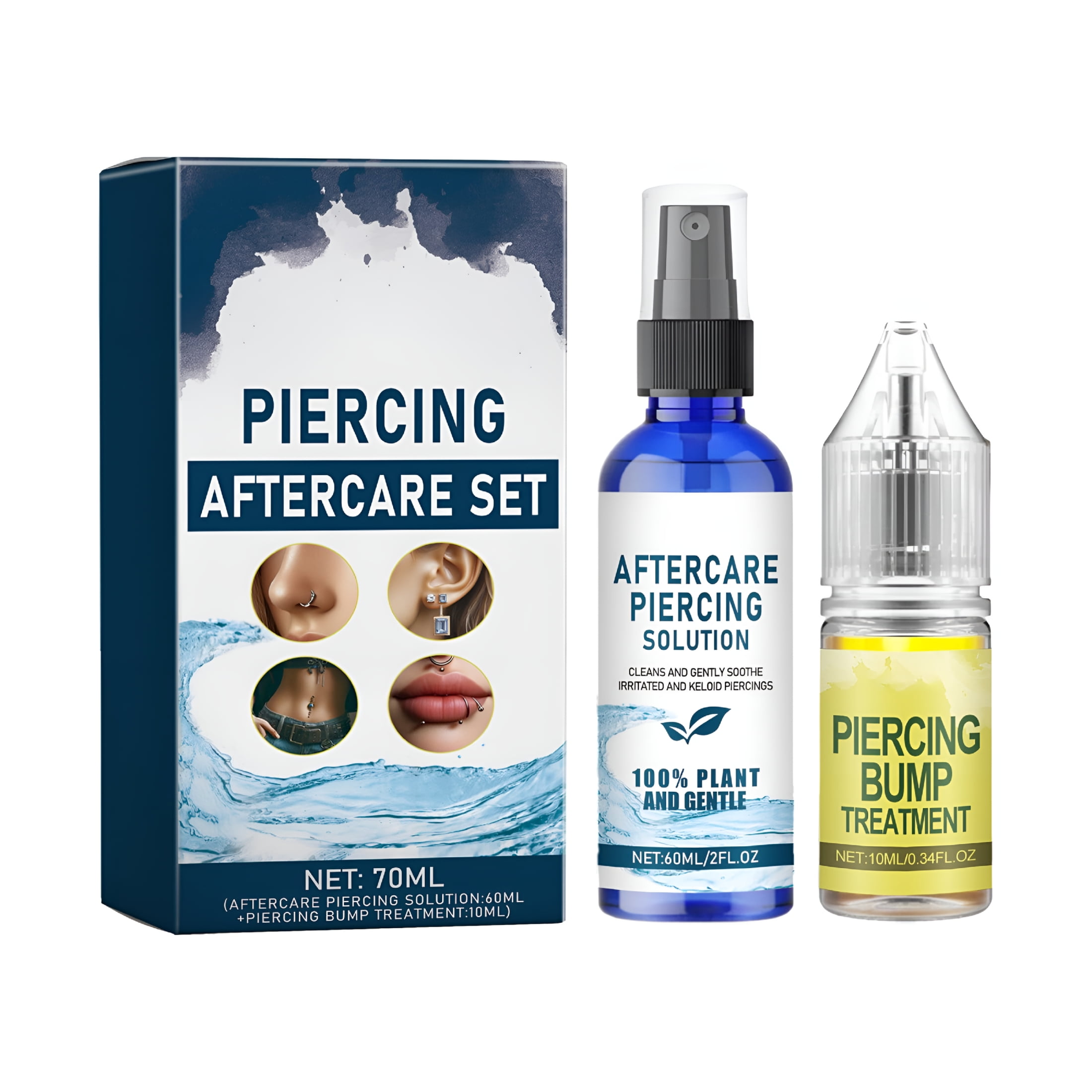 RAGUPEL 2026 New Piercing Care Set the and Discomfort of Ear Piercing ...
