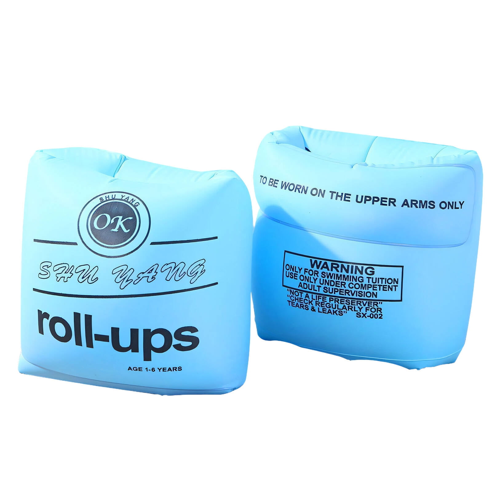 RAGUPEL Pool Floats for Adults, Durable Inflatable Arm Floaties, Blue ...