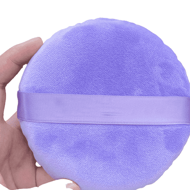 Beauty Cosmetic Round Facial Face Powder Puff Large Velour Body Makeup ...