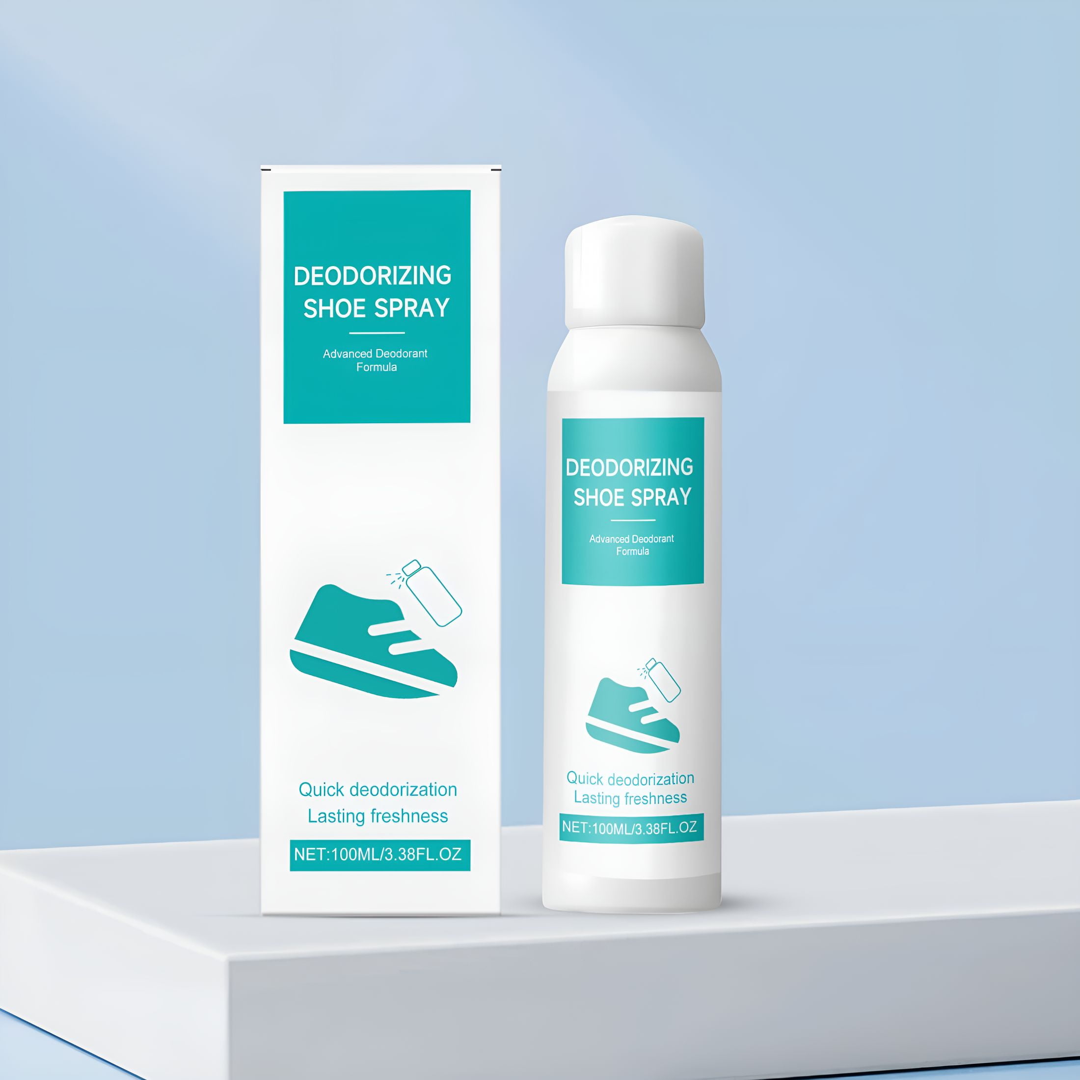 RAGUPEL Shoe & Sneaker Deodorizer Spray 3.4 Fl Oz: Eliminates Odor in ...
