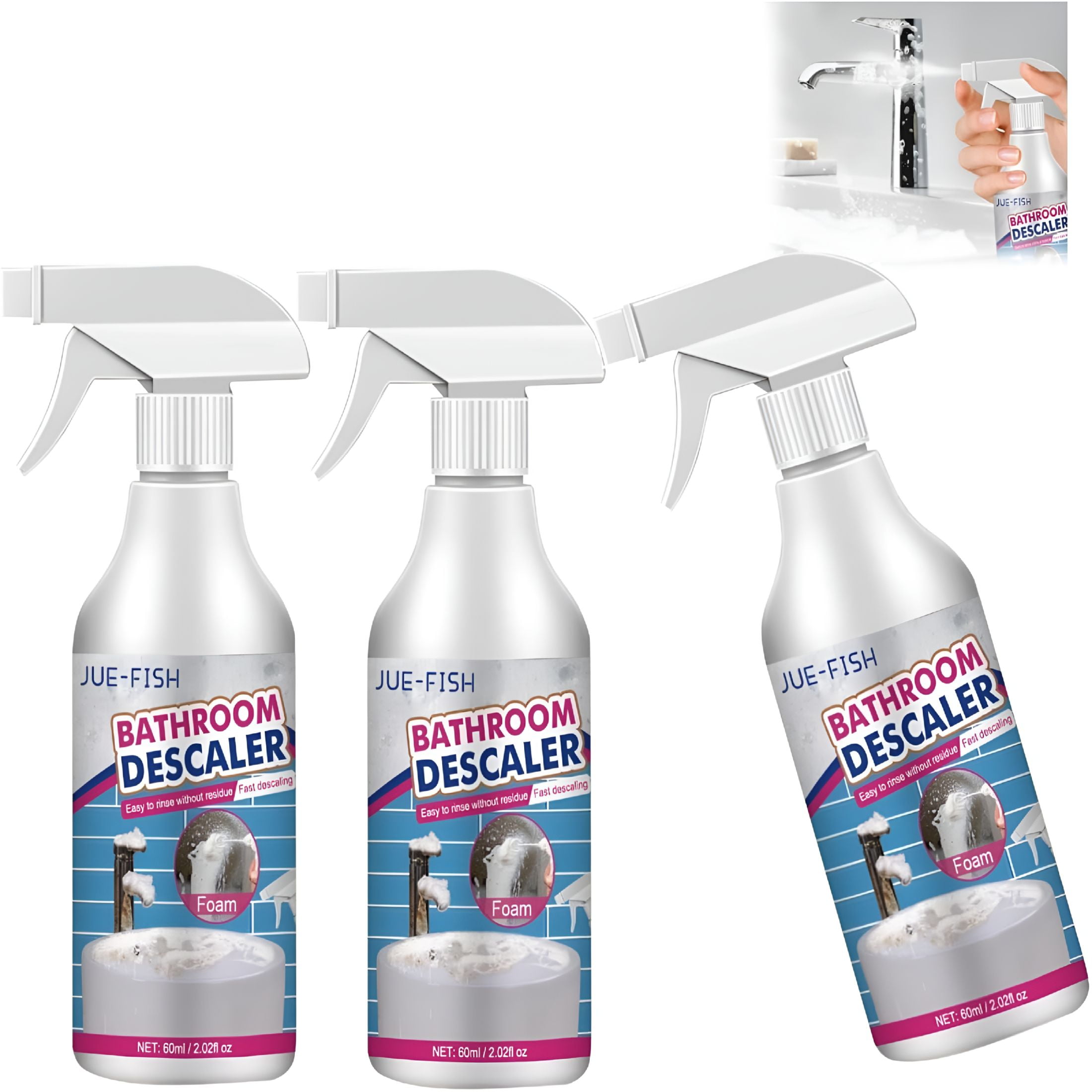 RAGUPEL Stubborn Stains Cleaner Bathroom Descaler Cleaner,All-Purpose ...