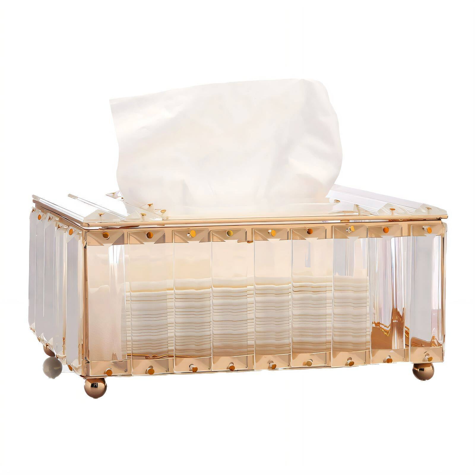 RAGUPEL Tissue Box Cover,Gentle Contour Tissue Box Holder,Naturally ...