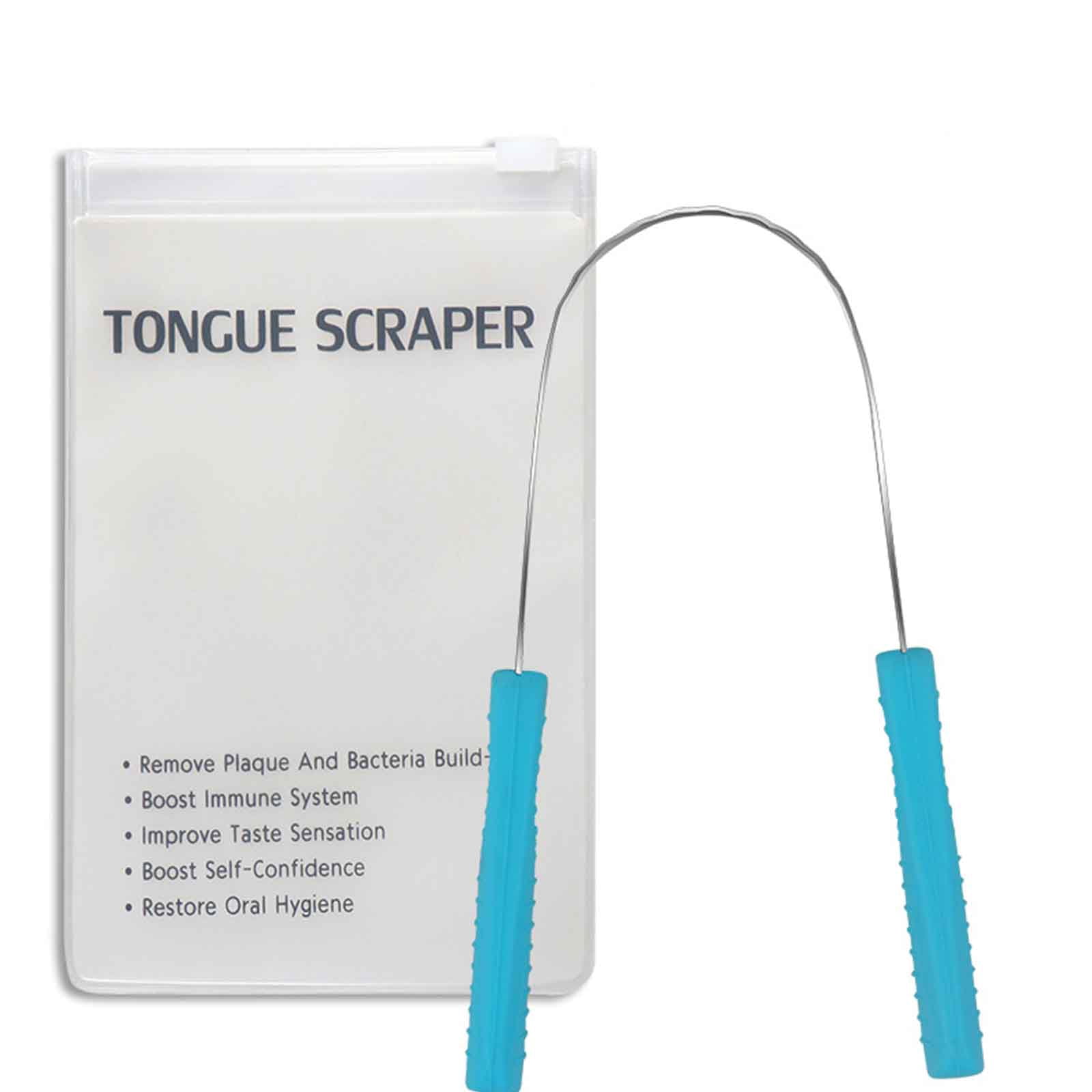 RAGUPEL Tongue Scraper,Deep-Cleaning Metal Tongue Scraper for Oral ...