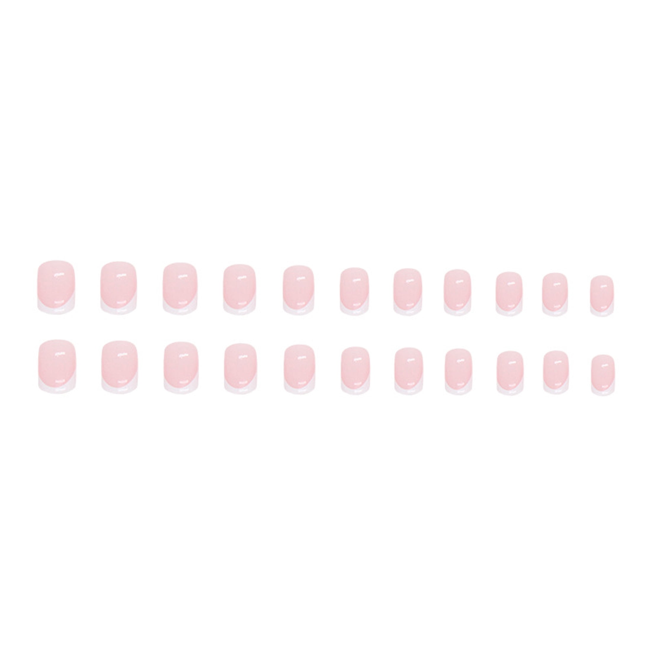 RAGUPEL Waterproof,Simple,Icy-Clear French Gel Nail Art Stickers,Diy,No ...