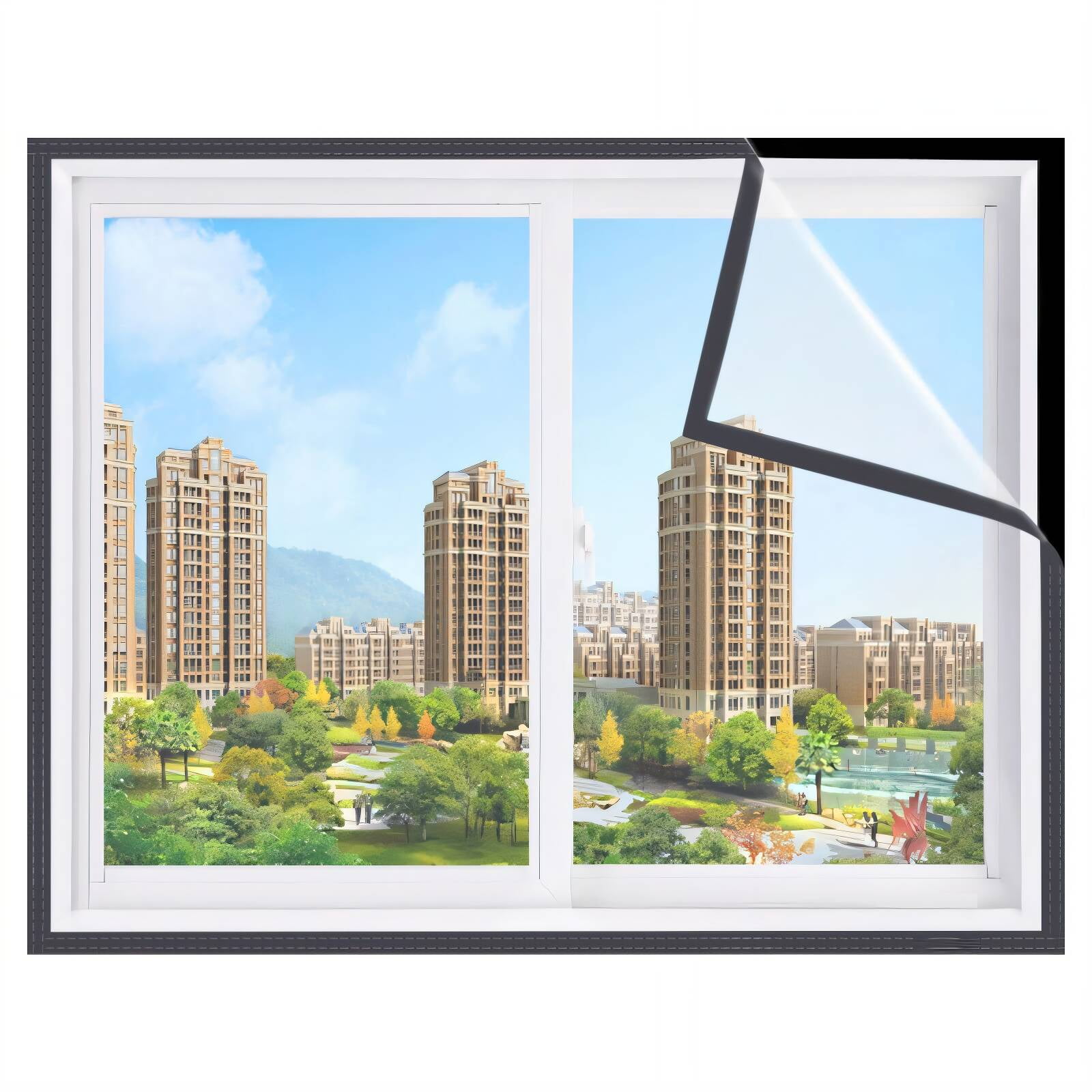 RAGUPEL Window Tint for Home Self-Stick Design Frosted Glass Window ...