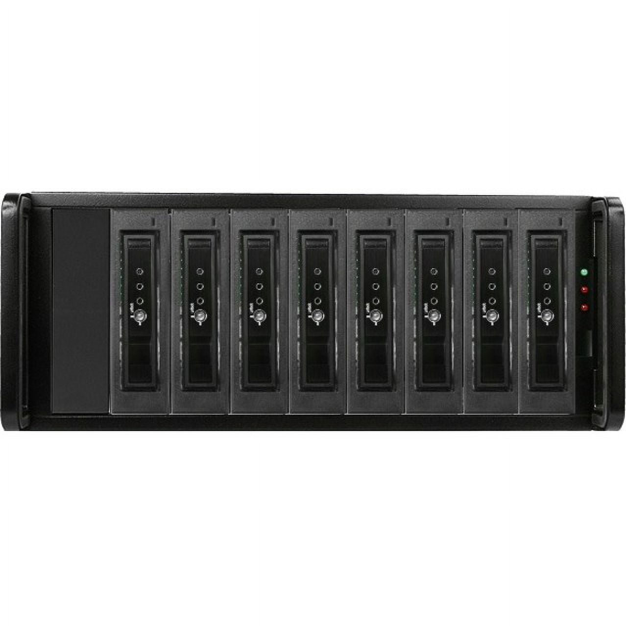 4U 8-bay SATA 6.0 Gb/s eSATA Hotswap Chassis 500W PSU - Walmart.com