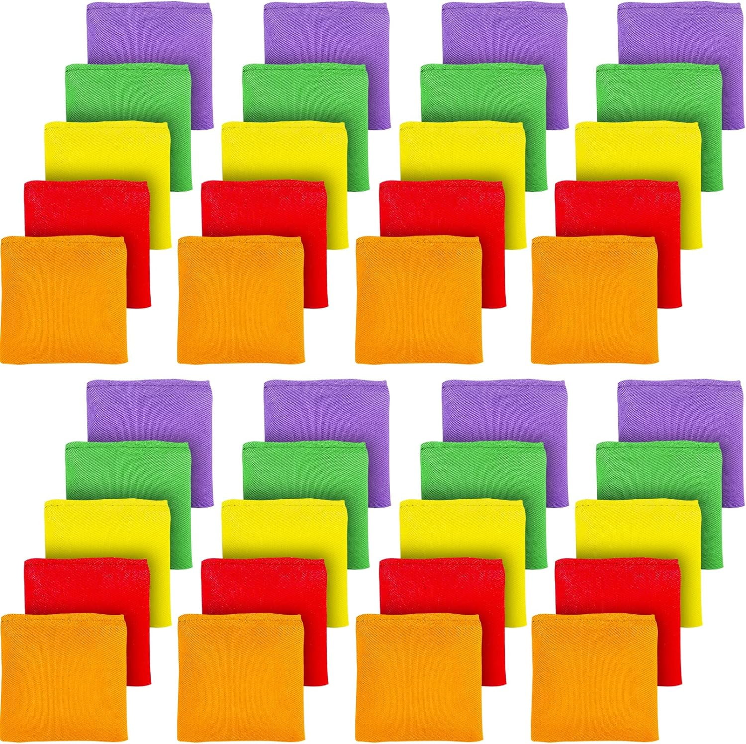 RAIHOMKIT 40 Pack Mini Bean Bags for Tossing,Nylon Beanbags for ...