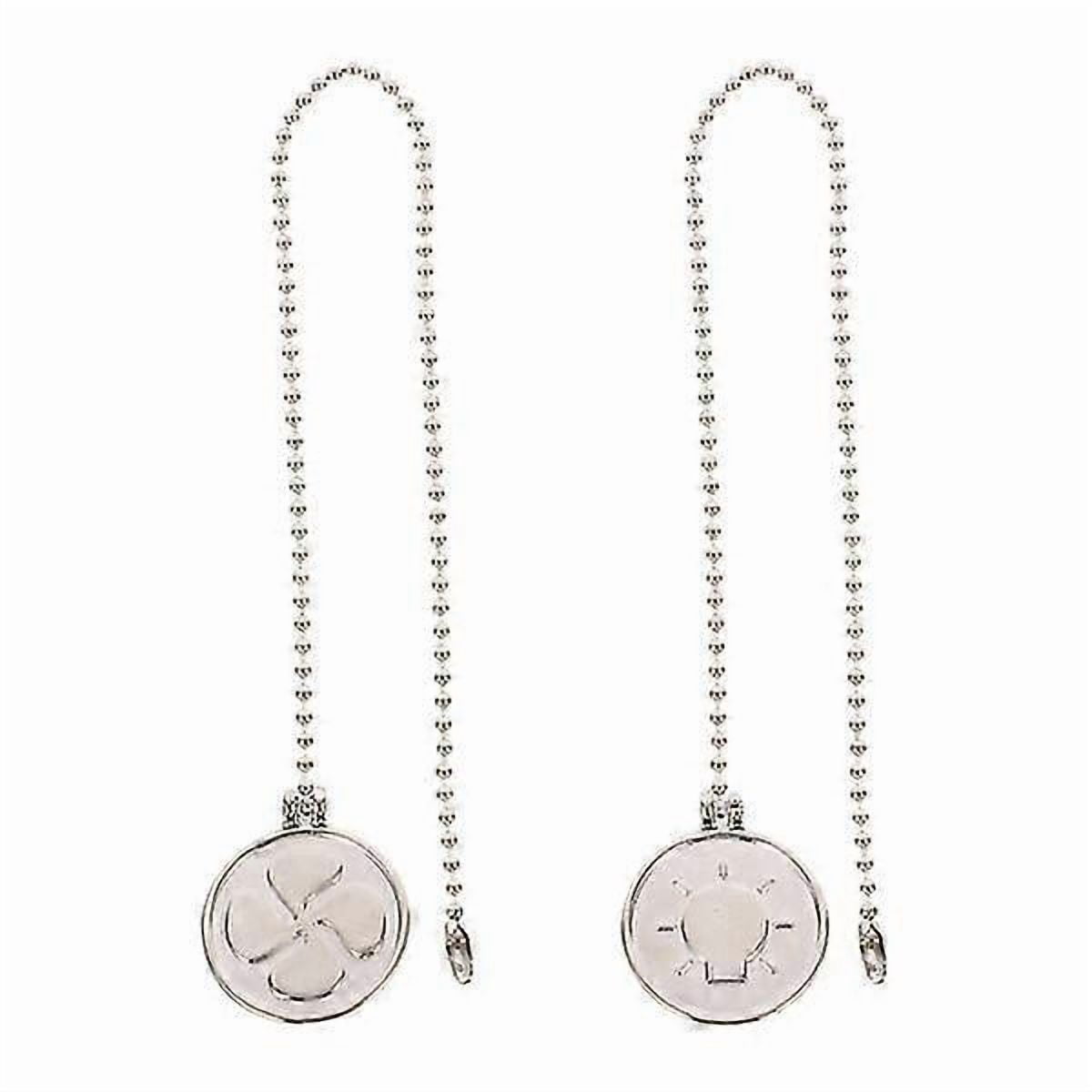2 Pcs Metal Fan Ceiling Fan Cord Decorative Light Pulls Chandelier ...