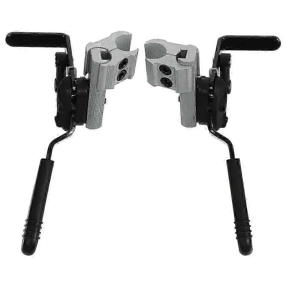 2 Pcs Wheelchair Brakes Aluminum Wheelchair Wheel Lock Brake Assembly ...
