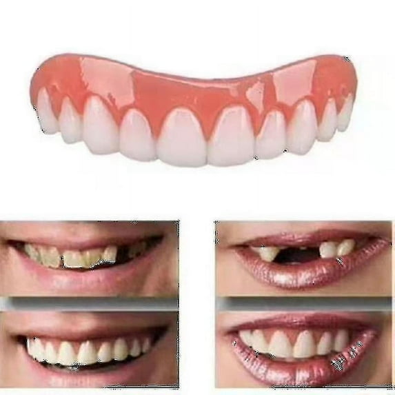 2 Sets Of Dentures, Upper And Lower Jaw Dentures, Natural And ...